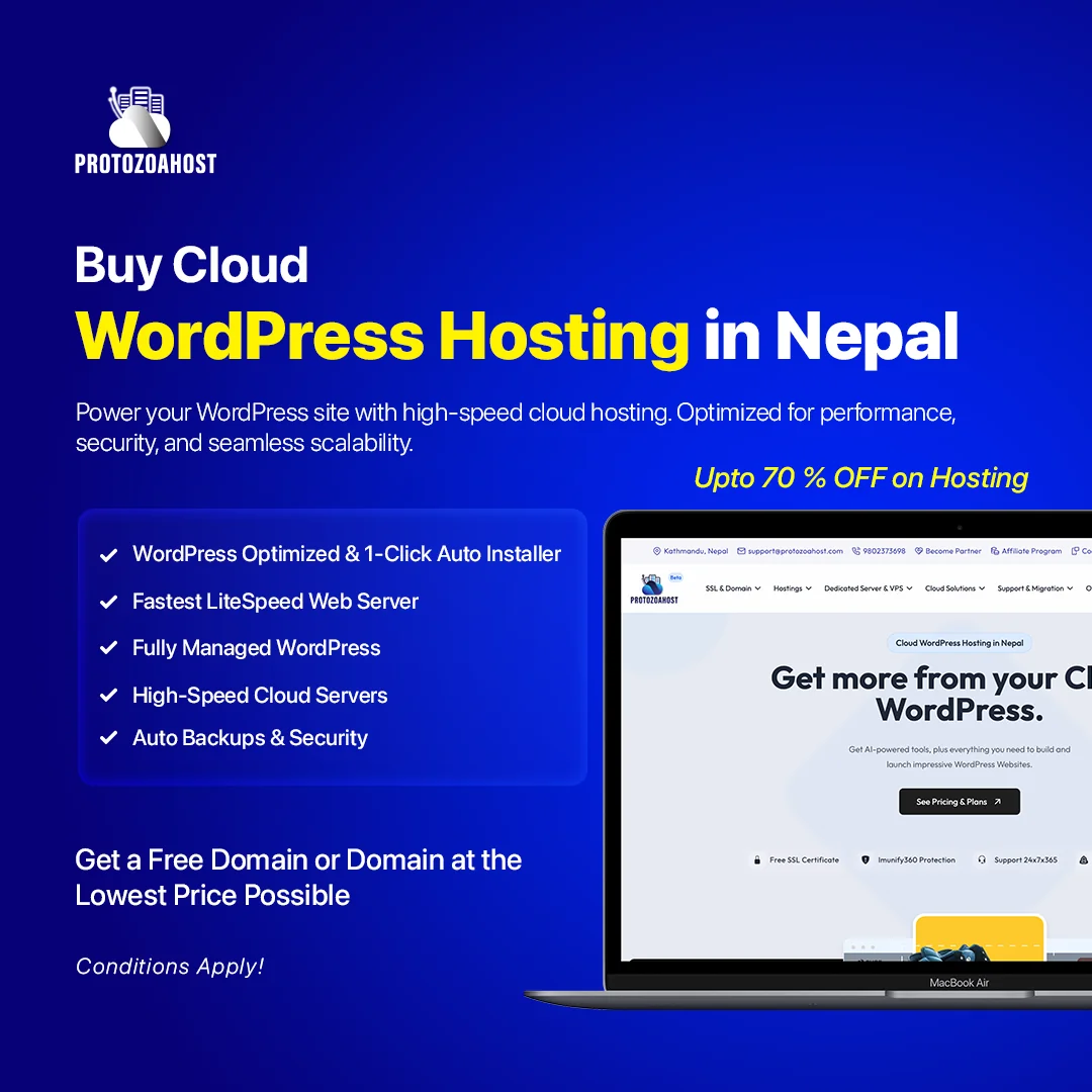 Cloud WordPress Hosting in Nepal | Scalable & Secure WP Host | ProtozoaHost